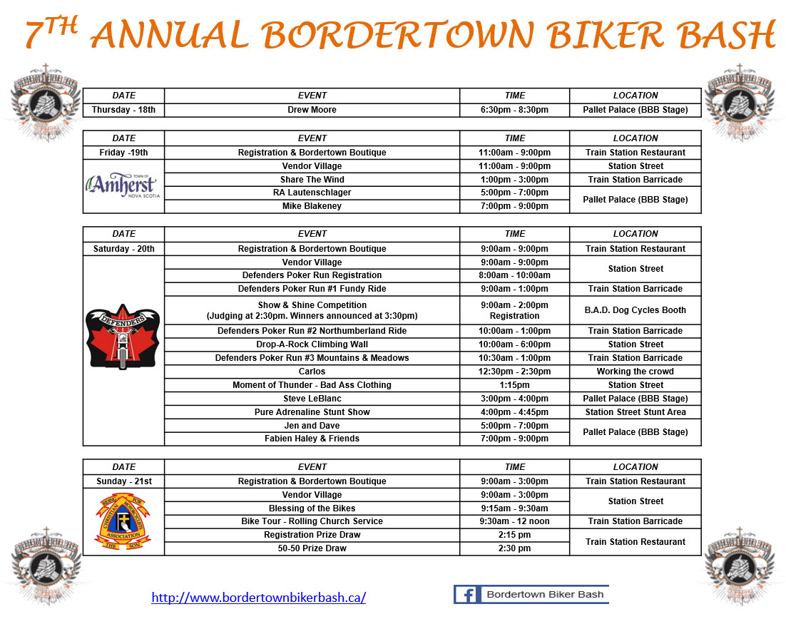 Information & Events – The Bordertown Biker Bash